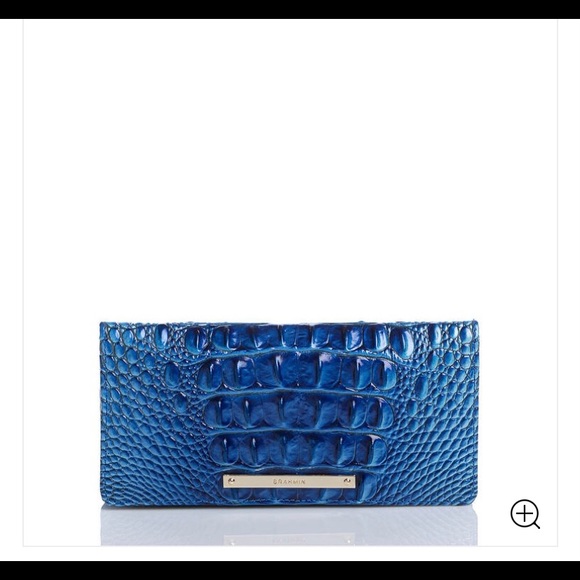 Brahmin | Bags | Brahmin Electric Blue Ady Wallet | Poshmark